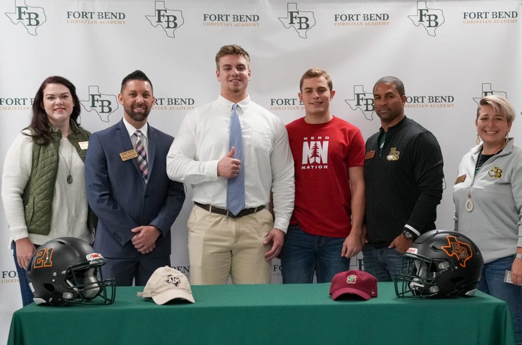 Fort Bend Christian Academy Strickland and Kasemervisz Sign to Power 5 ...