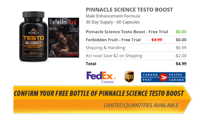 Pinnacle Science Testo Boost Review Canada: Benefits And Free Trial ...