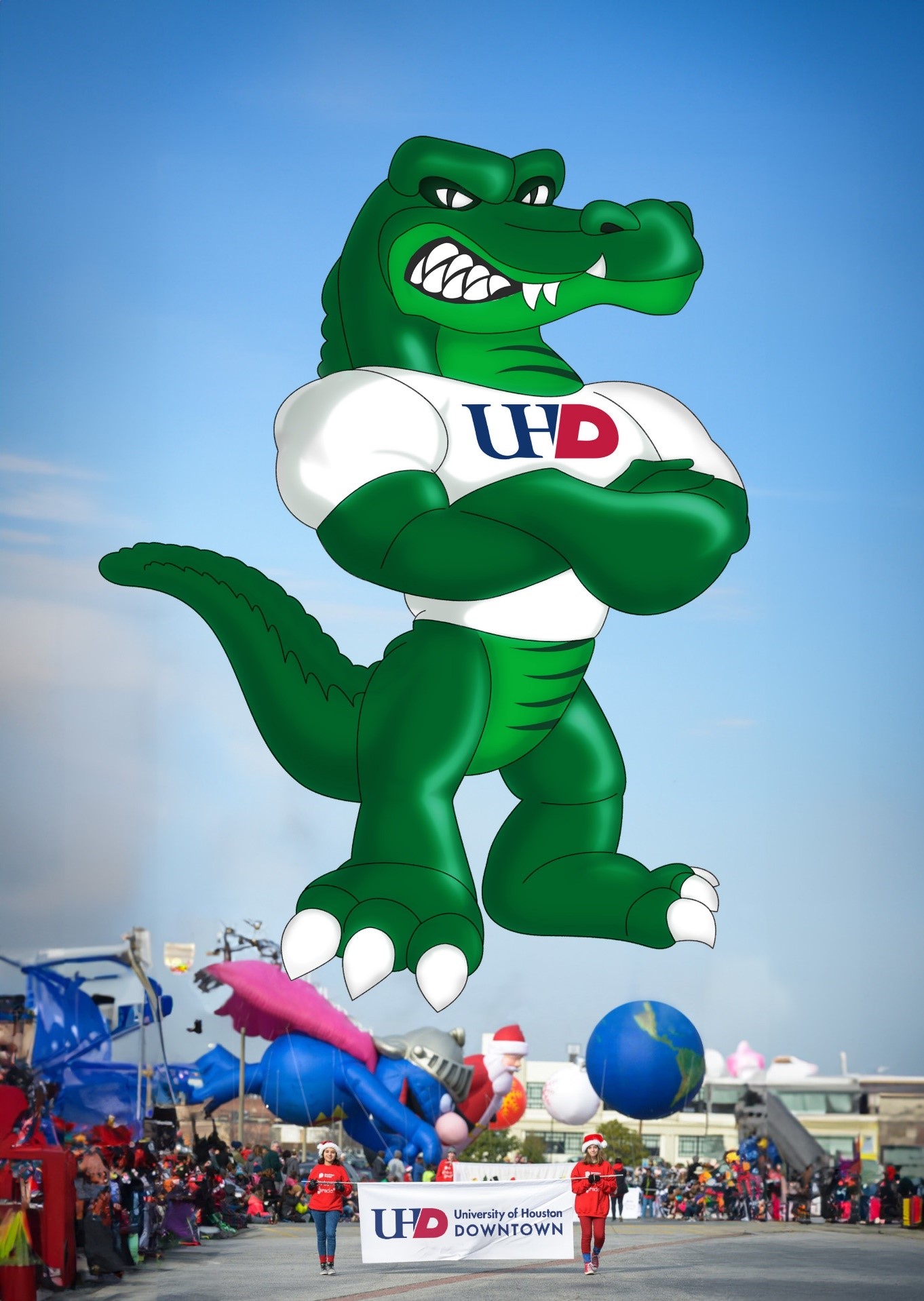 UHD’s Giant, Helium-Filled Mascot Ed-U-Gator to Make Debut in H-E-B ...
