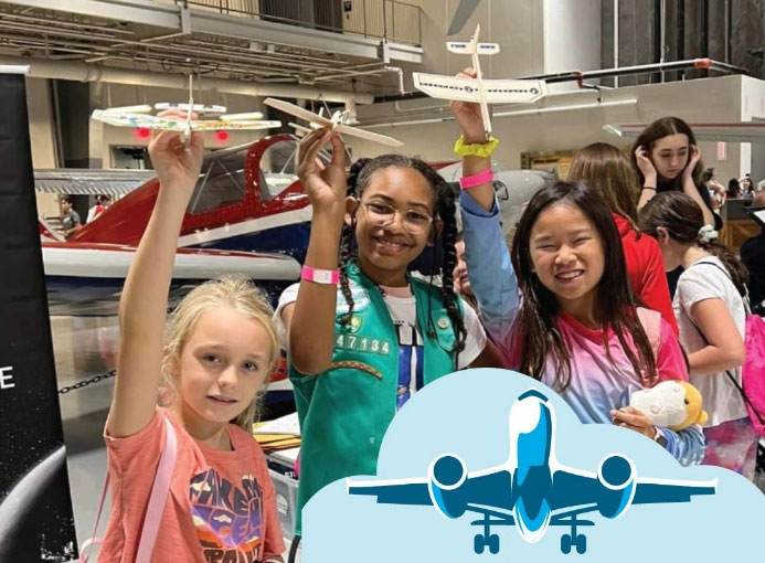 Girl Scouts Explore the Wonders of Aviation in New Patch Program and ...