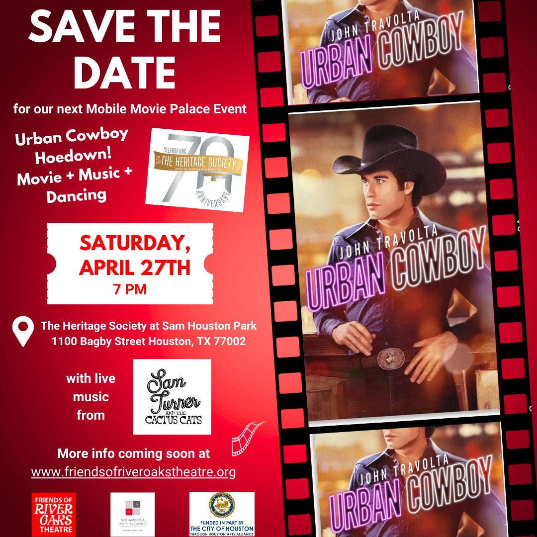 Free Urban Cowboy Movie Celebrates 125th Anniversary of Sam Houston ...