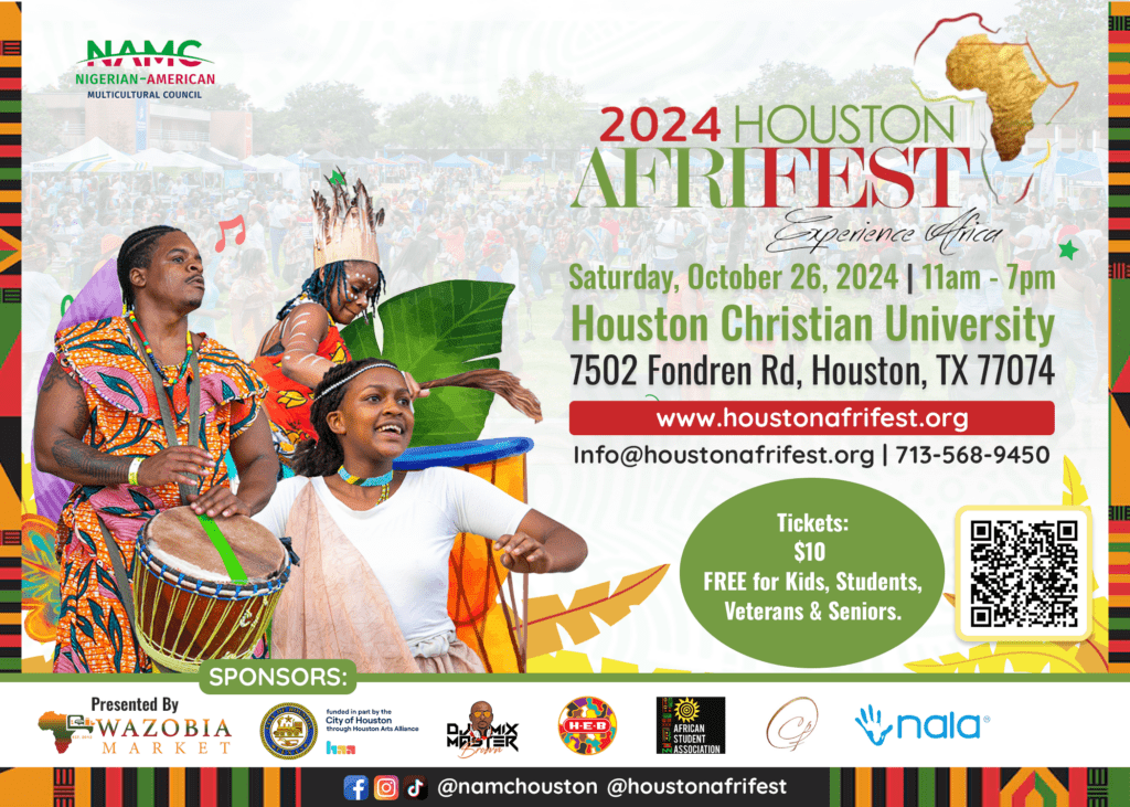 11th Annual Houston AfriFEST – a Festival of African Arts, Culture and ...