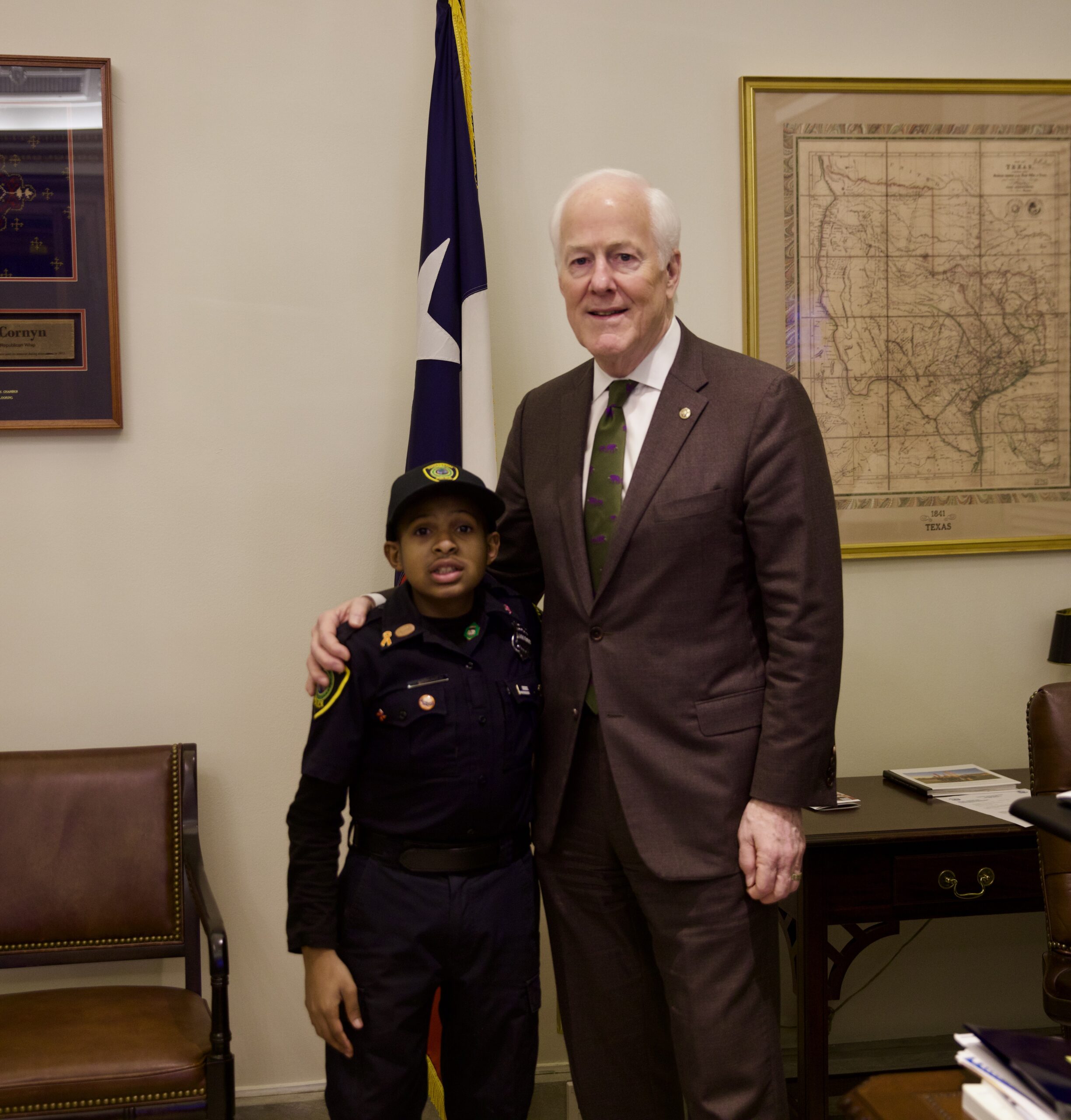 Cornyn Meets Houstonian & Honorary Secret Service Agent DJ Daniel | The ...
