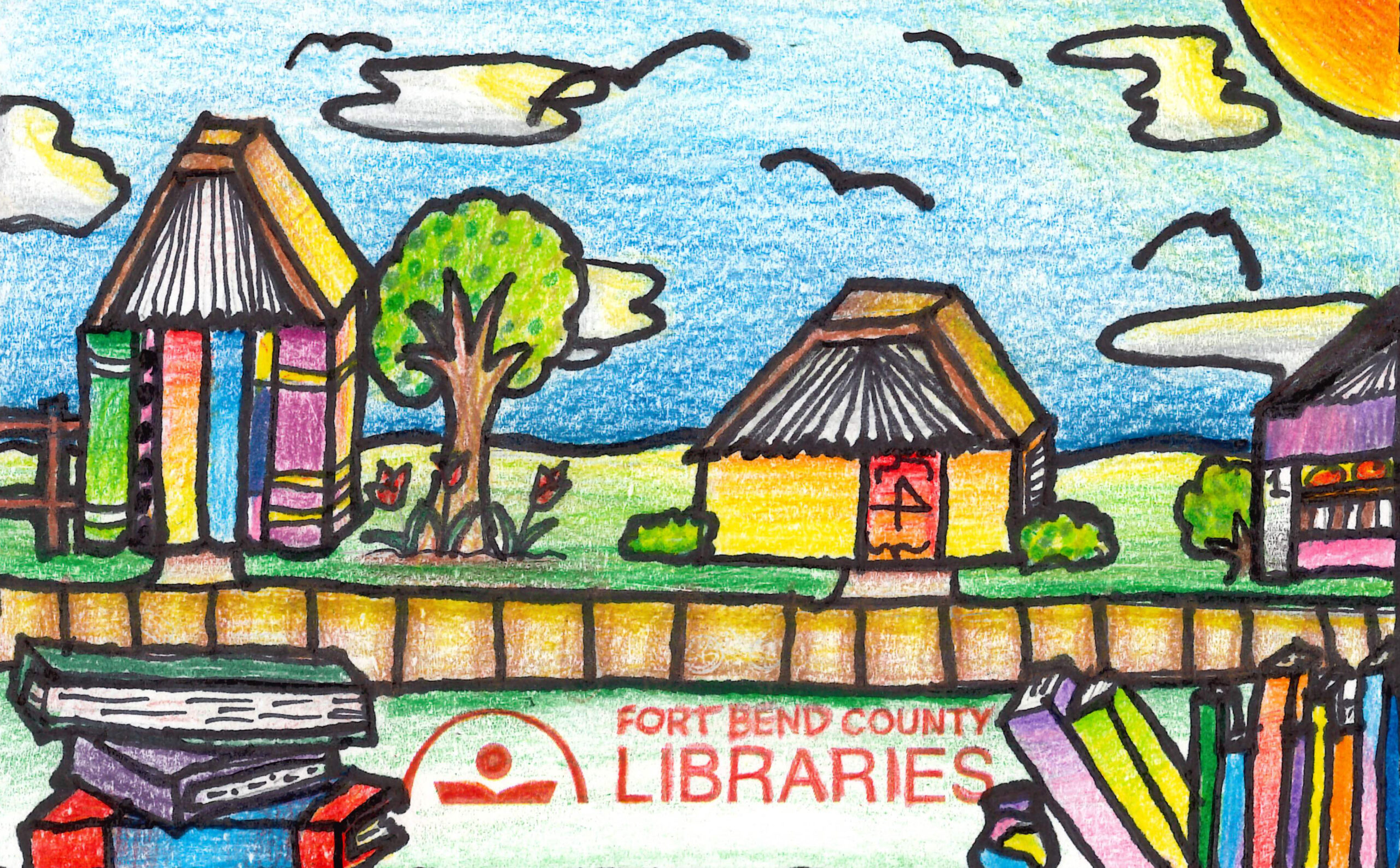 Winners of Fort Bend County Libraries’ Library-Card Design Contest ...