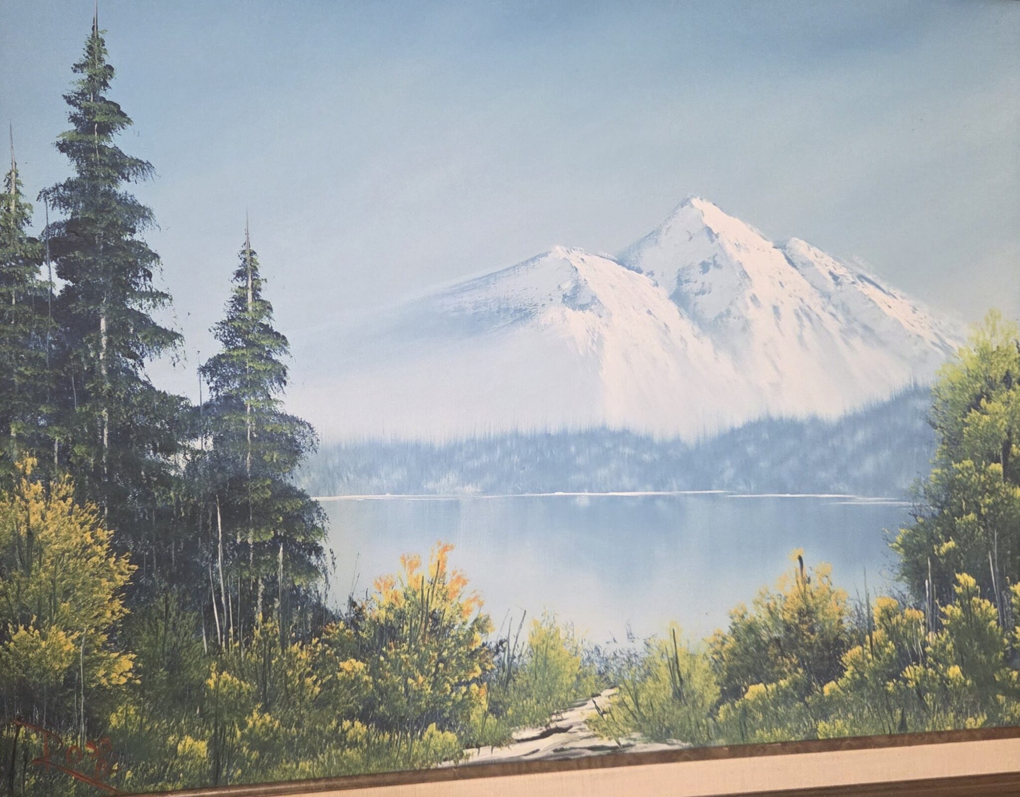 Big Value in Bob Ross Paintings of Happy Trees - The Katy News