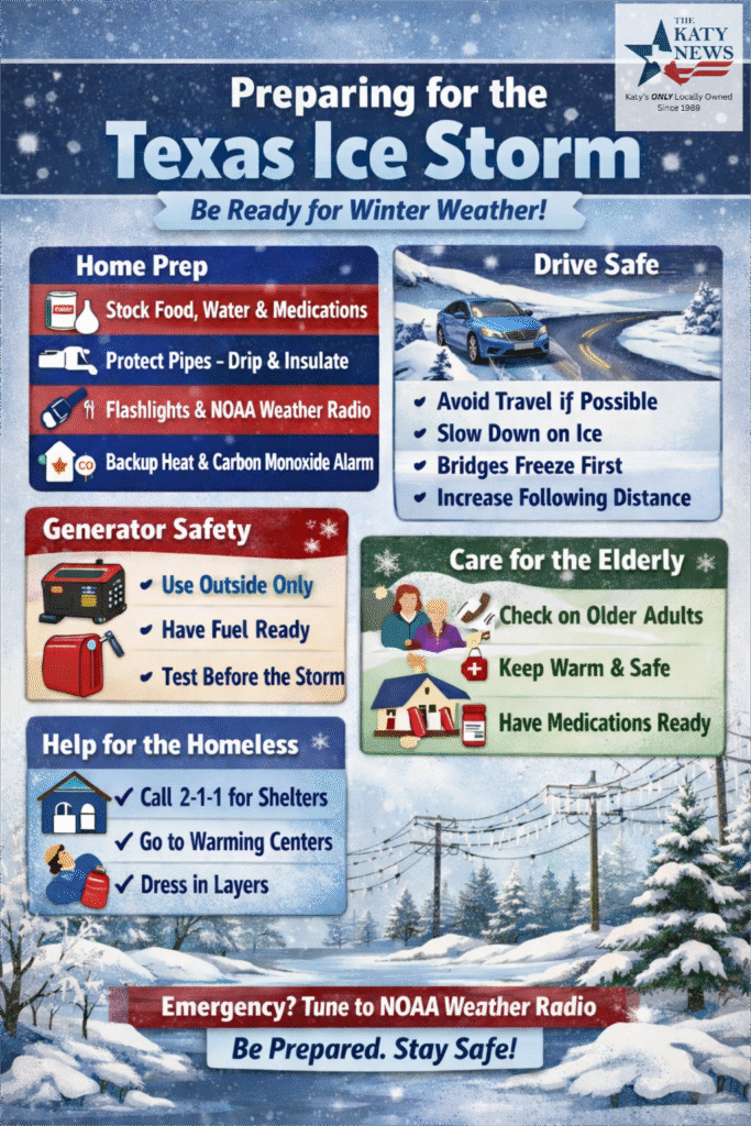 TEXAS ICE STORM PREP GUIDE (NOAA / NATIONAL WEATHER SERVICE) | The Katy ...