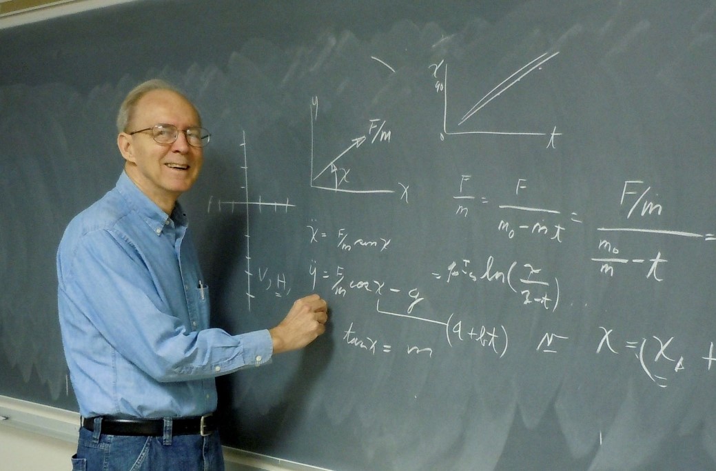 Retired NASA physicist Don Cooper emphasizes essential education in a ...